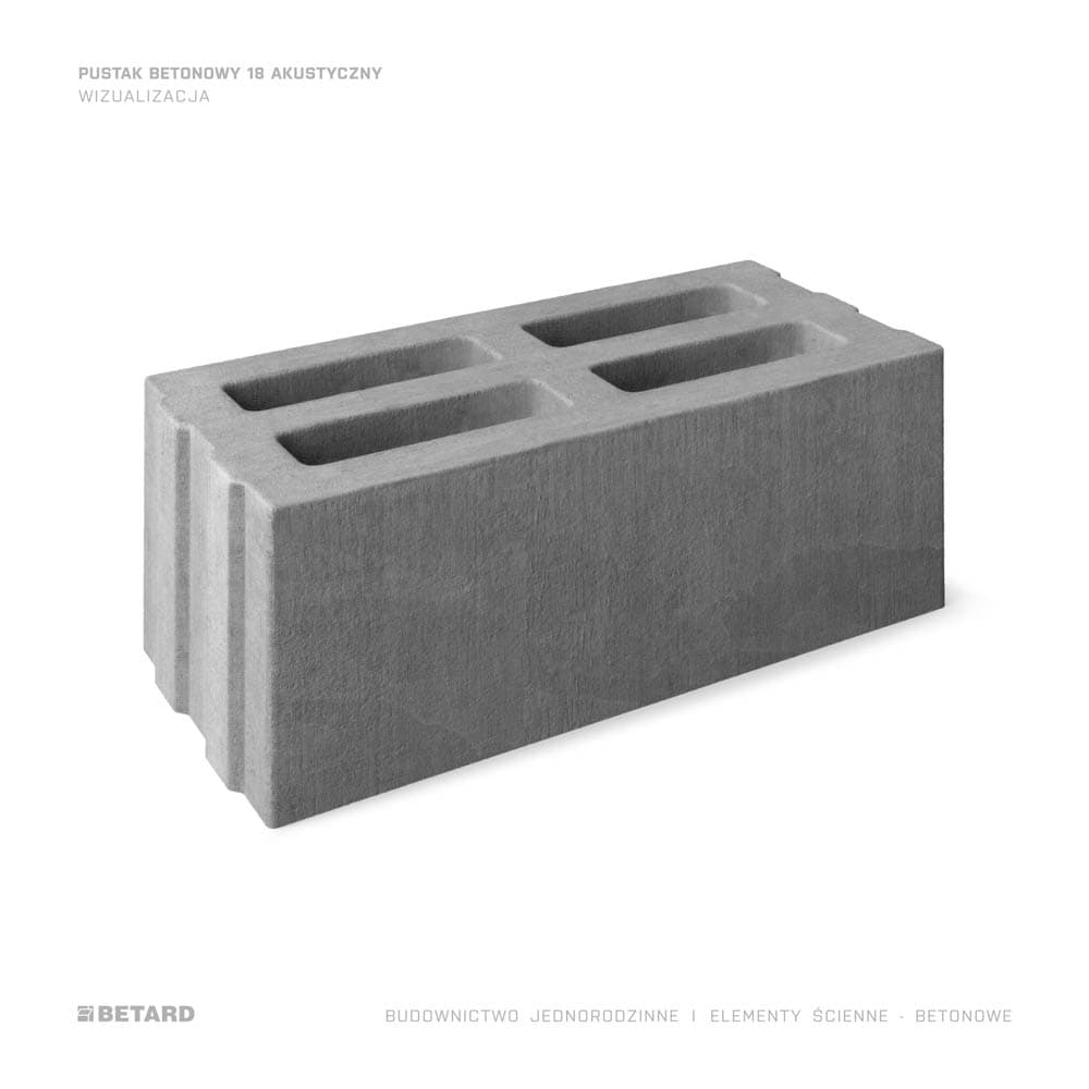 Betonowy pustak akustyczny | Betard