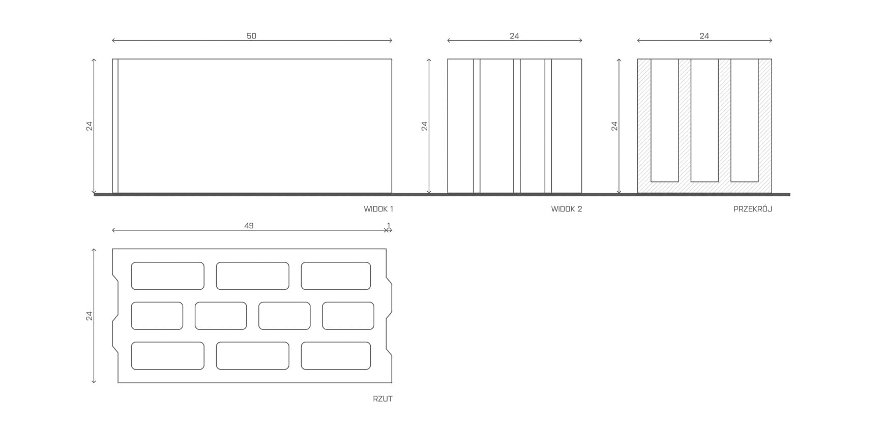 Żużlobetonowy pustak Alfa | Betard