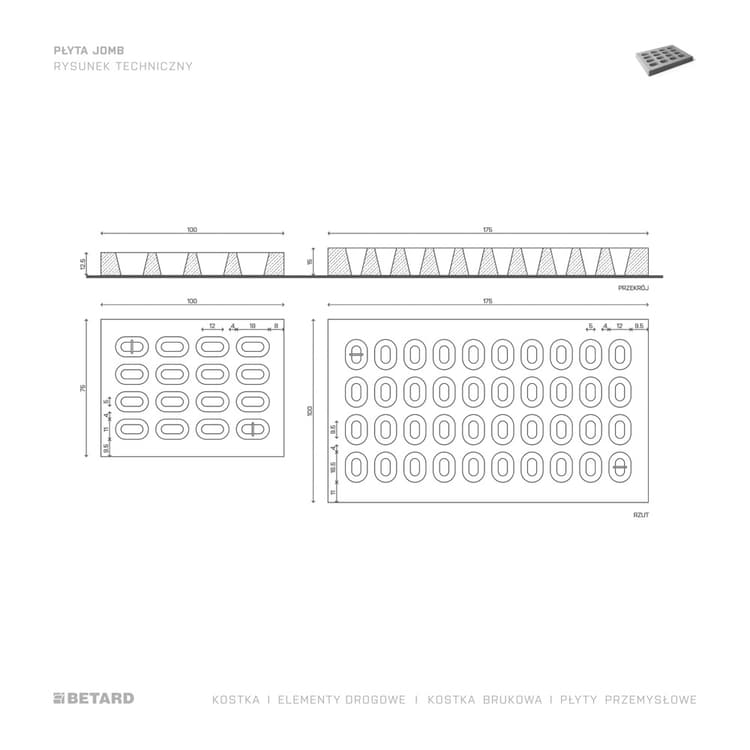 Zbrojona płyta Jomb | Betard